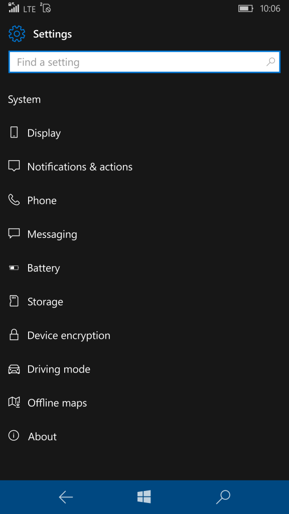 What’s new in Mobile Build 14322: Settings App Improvements