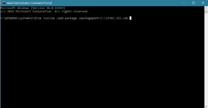 How to install CAB files on Windows 10