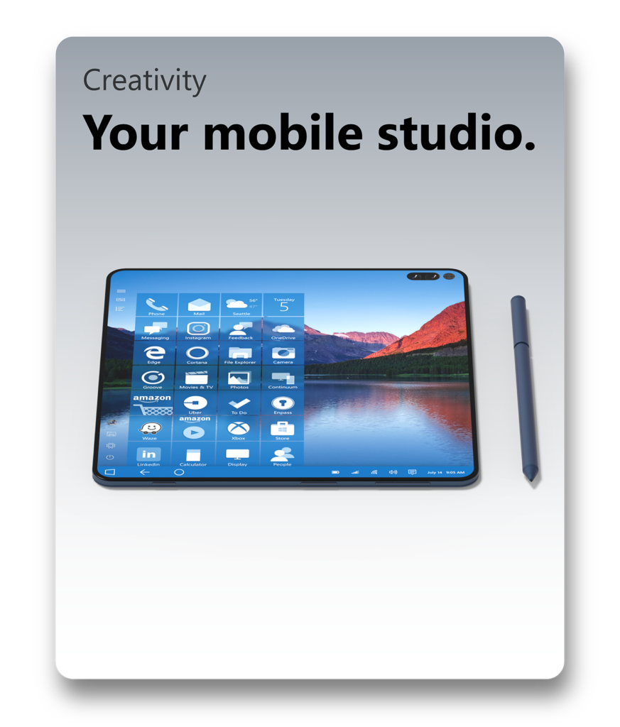 Surface Note: A concept of Microsoft's Ultimate Mobile Device