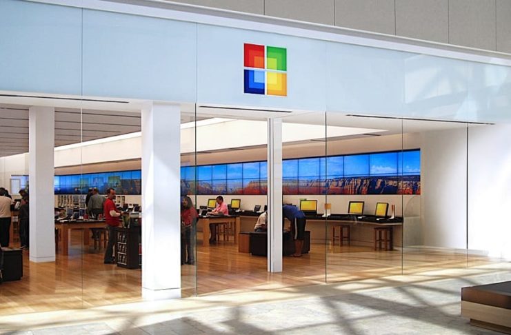 Microsoft may be soon launching the first UK-based retail store
