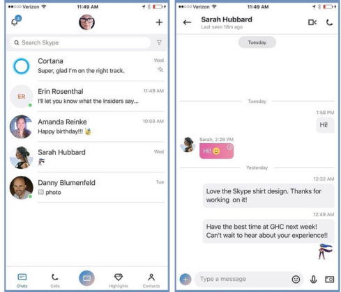 Microsoft says Skype to get another redesign on iOS