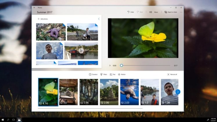 Microsoft Photos app grabs a major update; Story Remix special effects ...