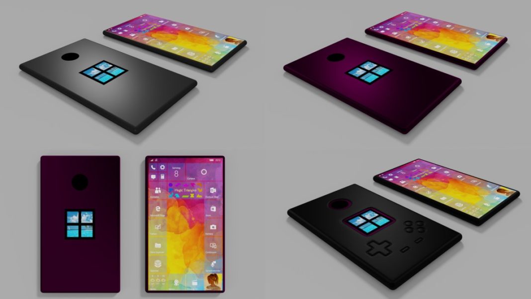 Surface Phone: Concept shows edge-to-edge display and unique design