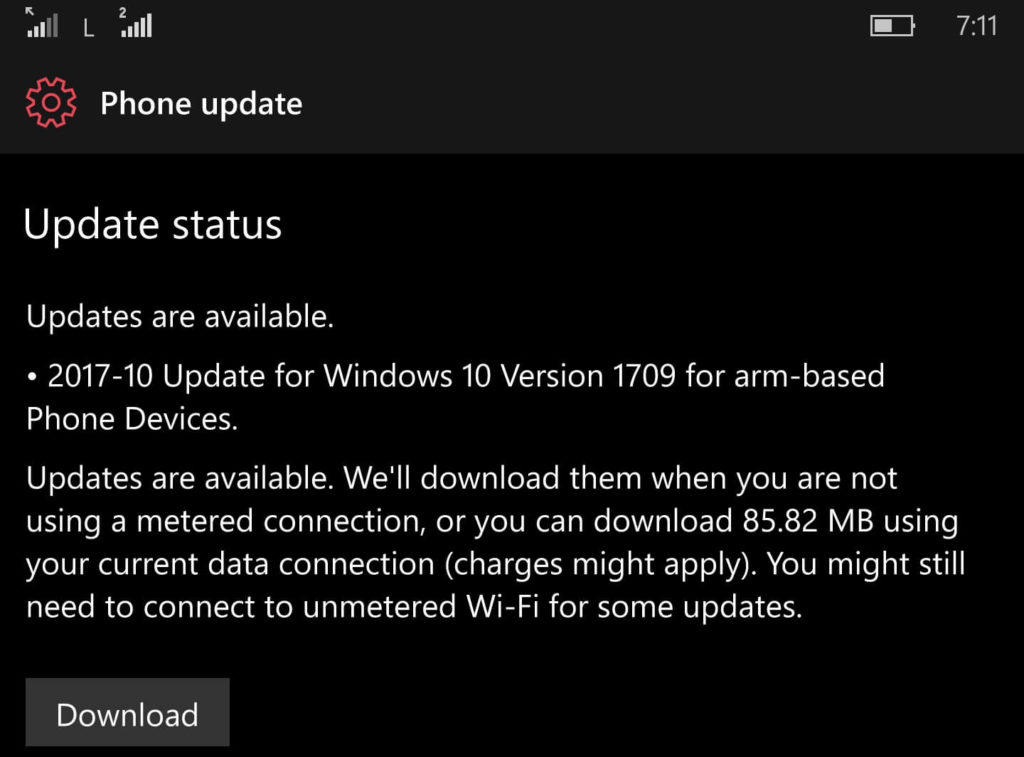 Windows 10 Mobile Fall Creators Update is now available