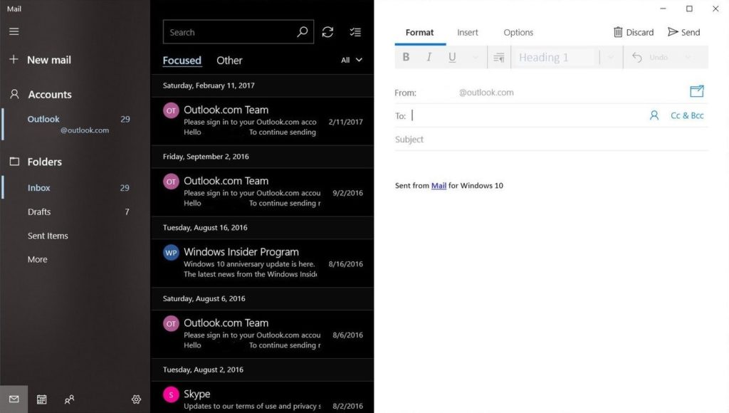 Windows 10's Mail & Calendar app looks stunning with Fluent Design