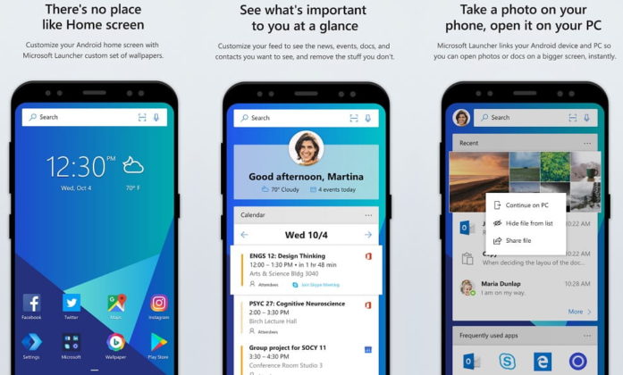 Microsoft Launcher for Android updated with new features