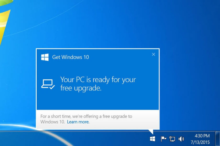No free upgrade to Windows 10 possible beyond December 31