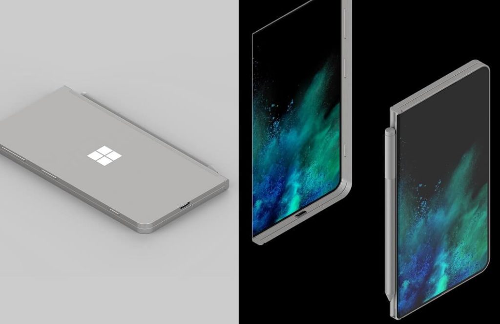 Surface Phone or Surface Note concept imagines Microsoft’s foldable phone