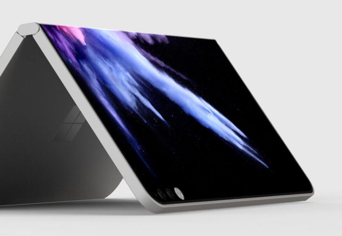 Surface Phone or Surface Note concept imagines Microsoft’s foldable phone