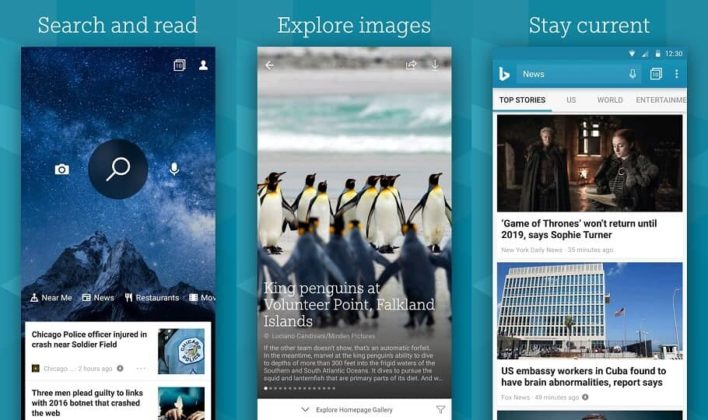 Microsoft Bing Search app for Android updated with major improvements
