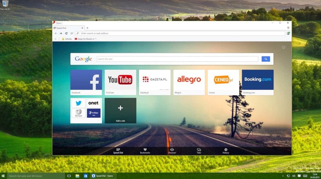 Opera browser on Windows 10 is now 38% faster than Firefox