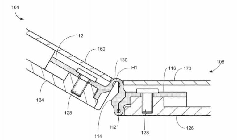 Microsoft's patent shows hinge design of foldable Surface Phone (Andromeda)