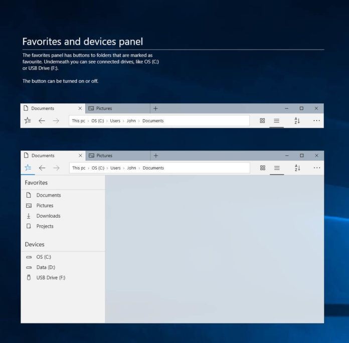 Windows 10 File Explorer revamped with Fluent Design in a new concept