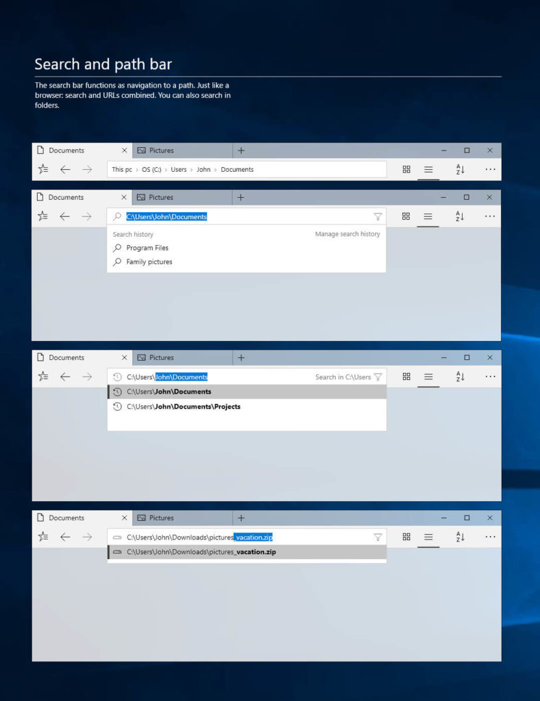 Windows 10 File Explorer revamped with Fluent Design in a new concept