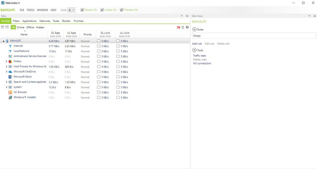How to limit Windows Store download speed in Windows 10