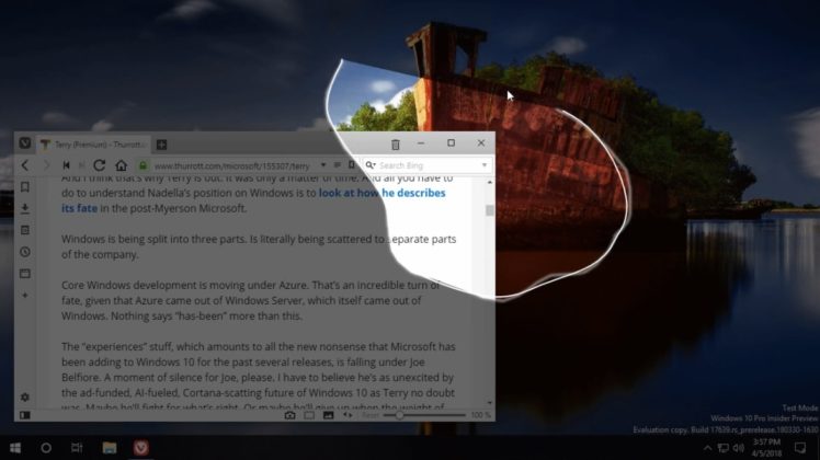 New screen clipping experience in Windows 10 is much better than expected