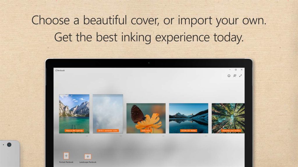 Penbook, note taking app free for a limited period in Microsoft Store