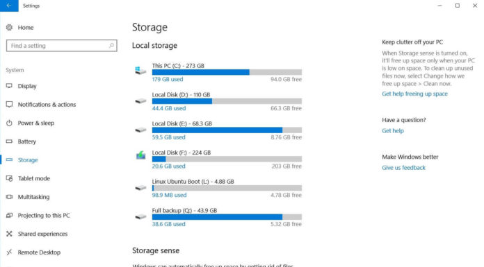 Windows 10 update initialization may fail on devices with low storage space