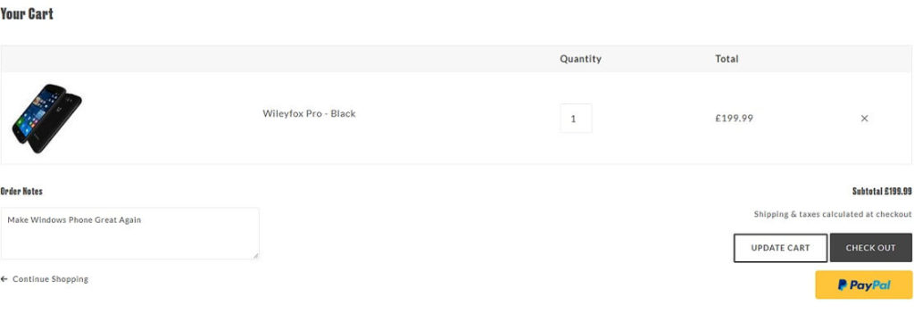 Wileyfox's Windows Phone is once again available