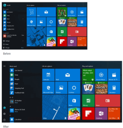 Microsoft shows off the Windows 10 Start Menu evolution