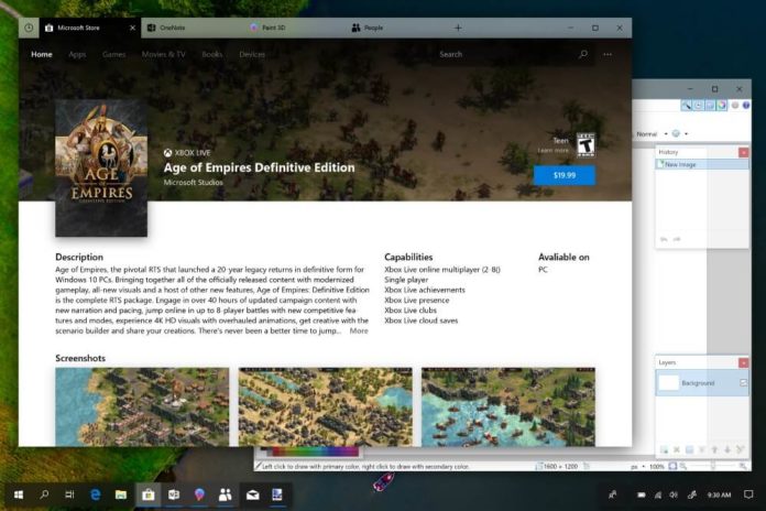Concept shows new Windows 10 desktop with Fluent Design
