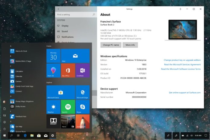 Concept shows new Windows 10 desktop with Fluent Design