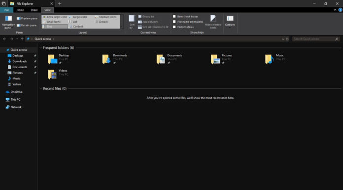 Microsoft reveals new File Explorer with Dark Theme for Windows 10