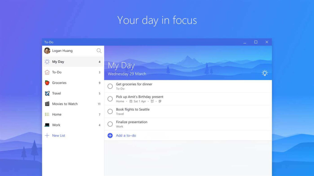 Microsoft To Do app for Windows 10 is getting Fluent Design changes