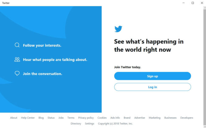 Windows 10’s new Twitter app will soon support Night Mode
