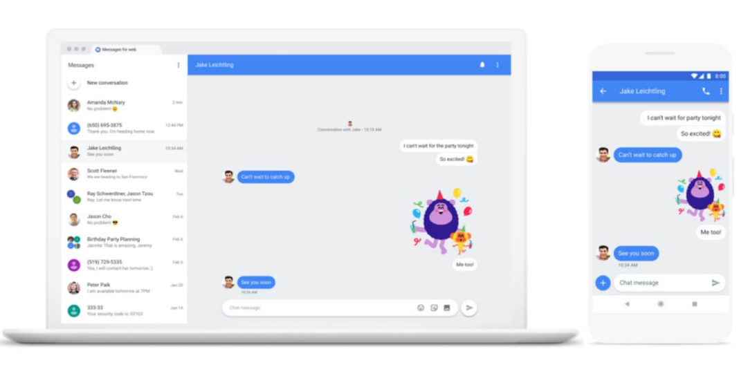 You can now use Android Messages web app to send texts from your PC