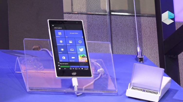 Intel developed a smartphone-sized pocket PC with full Windows 10