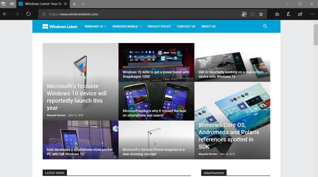 Microsoft Edge will soon support WebP image format