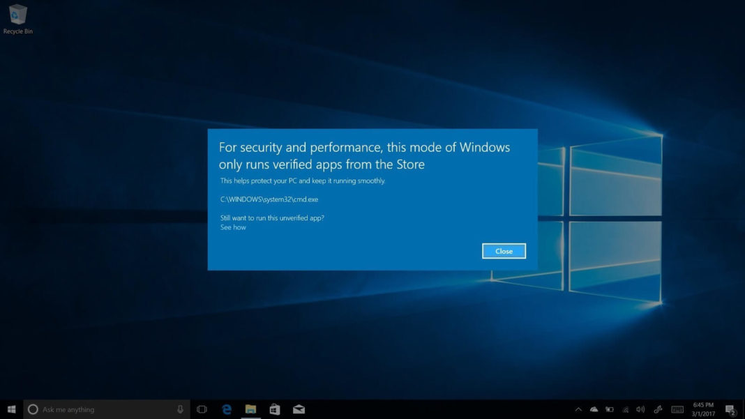 Microsoft will allow users to easily enable S Mode in Windows 10