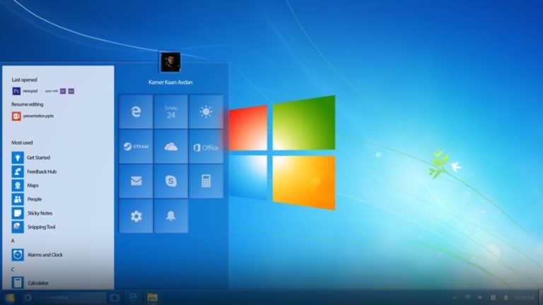 Concept imagines Windows 7 with a new interface