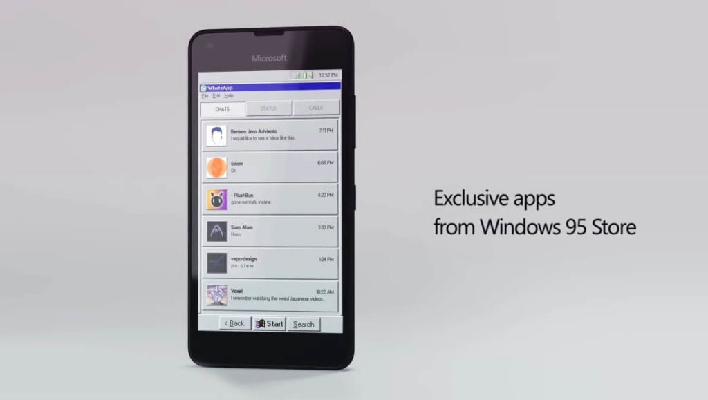 New concept imagines Windows Phone with Windows 95