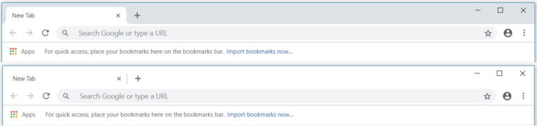 Google is testing a new interface for single tab in Chrome browser