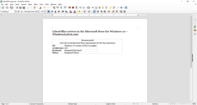 Third-party developer publishes LibreOffice in the Microsoft Store for ...