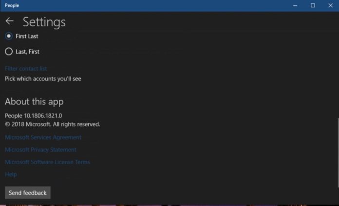 Windows 10's People app for Insiders updated with interface changes