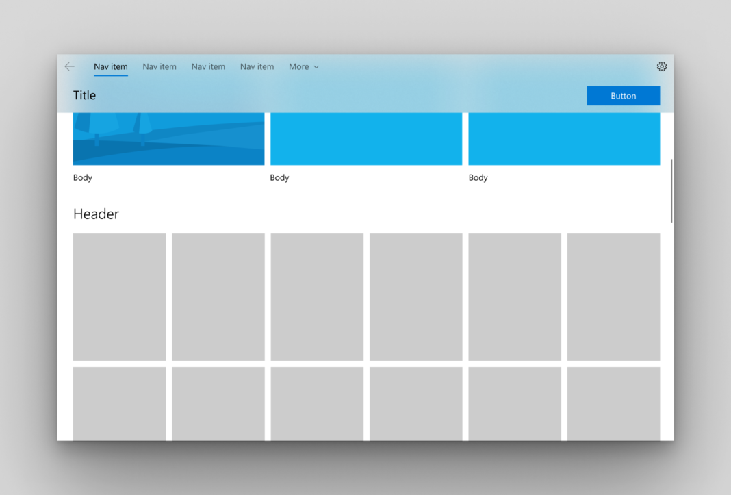 Microsoft shows off how an app without 1px border could look like in ...