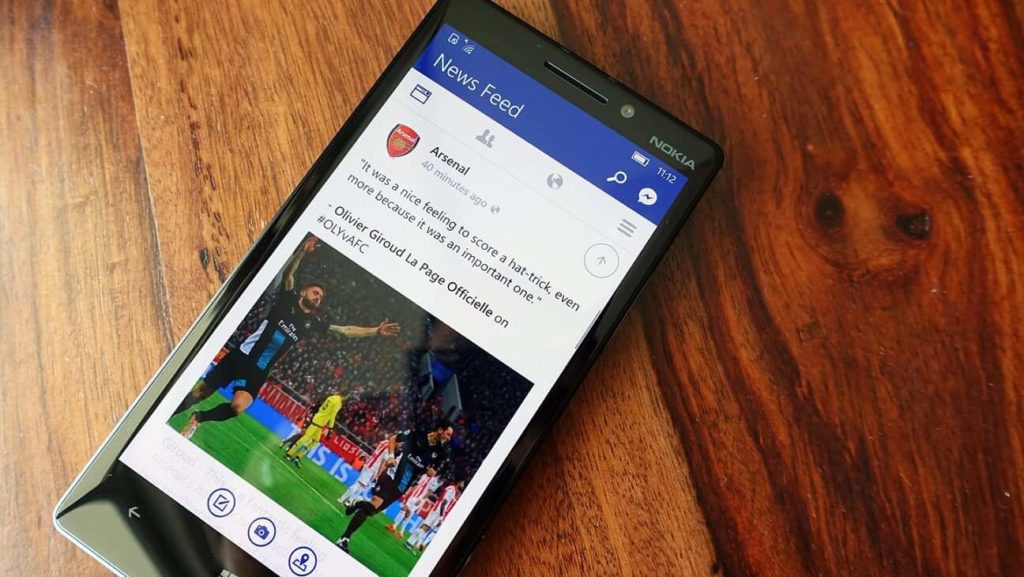 Facebook experience on Windows 10 Mobile Edge browser has just got worse