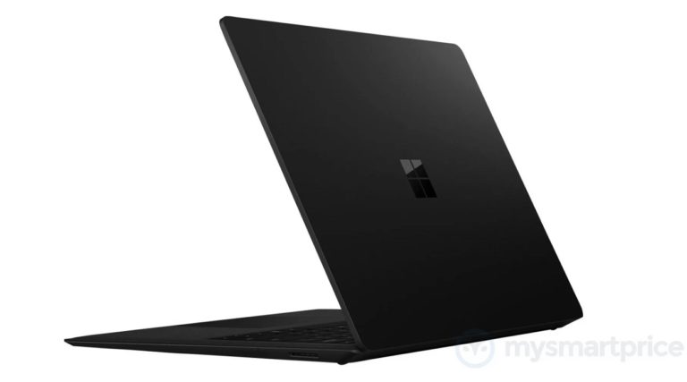 Alleged Microsoft Surface Laptop in black color leaks online