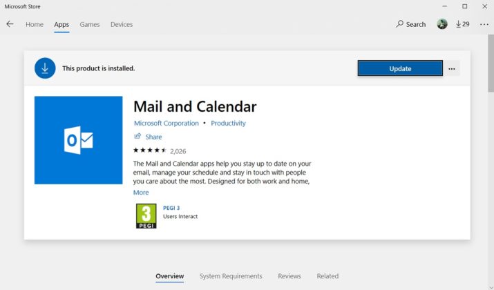 You can soon enable and disable reading pane in the Windows 10 Mail app