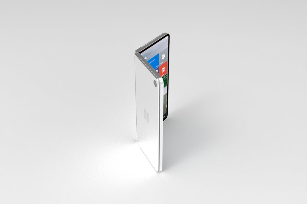 Microsoft's patent shows three-way foldable device in phone and tablet mode