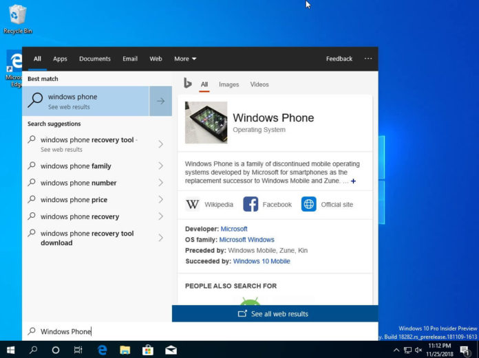 Microsoft confirms splitting of Search and Cortana in Windows 10