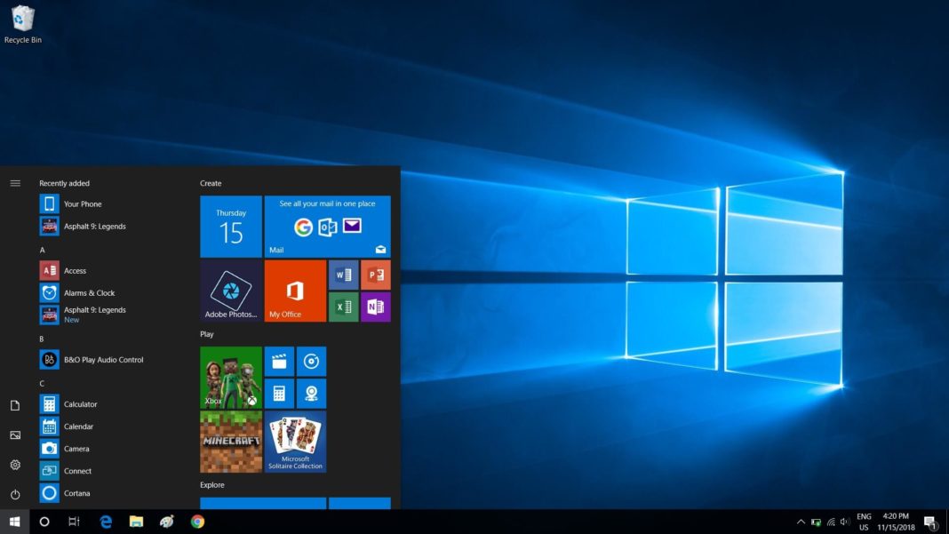 Windows 10 19H1 to change Start menu's navigation pane behaviour