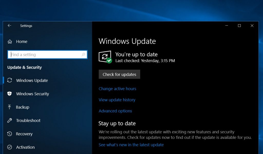 Windows 10 October 2018 Update automatic phased rollout begins