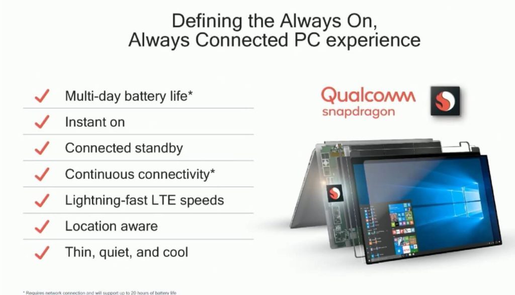 Qualcomm announces powerful Snapdragon 8cx processor for Windows 10 PCs