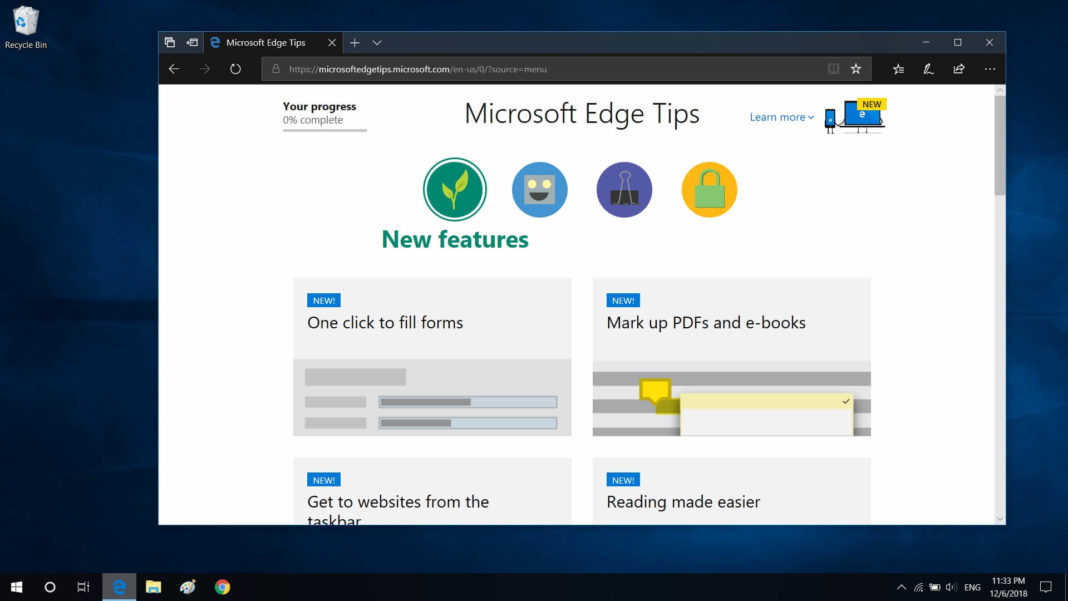 Brand-new Microsoft Edge to ship in Windows 10 gradually