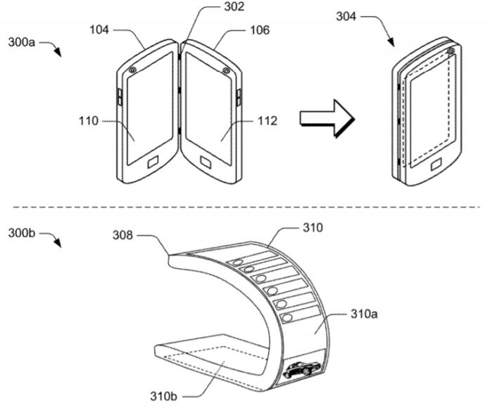 Microsoft's foldable mobile patent details method to detect movement of ...
