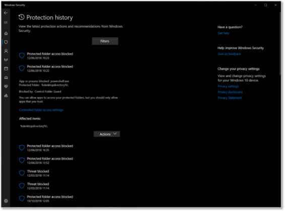 Windows 10 19H1 to come with Windows Security app improvements